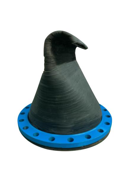 Quality Flanged Rubber Duckbill Check Valve PN0.6-PN1.6 Rubber Check Valve for sale