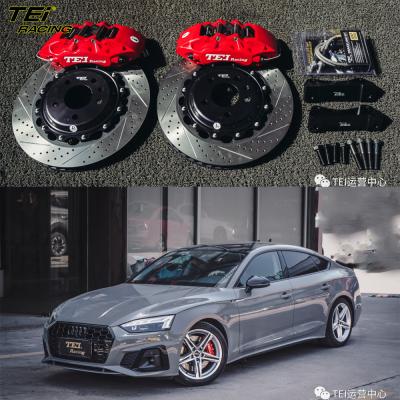 China Voorste grote rem kit 6 zuiger klem met 355x32mm rotor BBK auto rem systeem voor Audi A5 18 inch auto velg Te koop