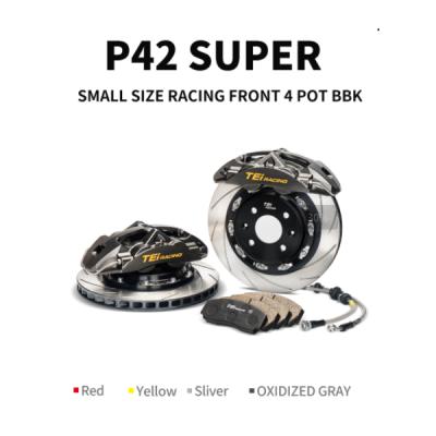 중국 Teirancing P42-super 15 16인치 4 피스톤 자동차 전면 브레이크 시스템 OEM 브레이크 캘리퍼 개조 빅 브레이크 키트 for 
Subaru VW Honda Toyota Mitsubishi 판매용