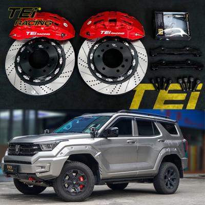 중국 TEIRacing SR6 앞 큰 브레이크 키트 6 피스톤 칼리퍼 355x32mm 로터 탱크 400 판매용