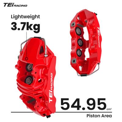 China TEI S60 Plus 6 Piston Brake Caliper 378mm/405mm/420mm Stainess Disc Front Modified Brake Kit for BMW E83 F25 G01 G45 2003-2025 for sale