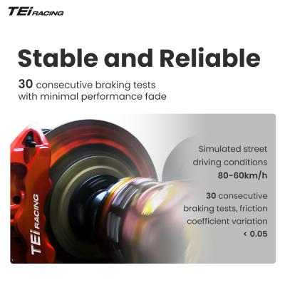 China TEI S60 Plus 6 Piston Brake Caliper 378mm/405mm/420mm Stainess Disc Front Modified Brake Kit for BMW E83 F25 G01 G45 2003-2025 for sale