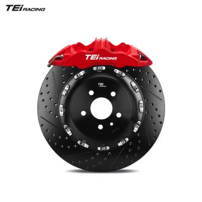 중국 TEI S60 Plus 6 피스톤 브레이크 캘리퍼 378mm/405mm/420mm 스테인리스 디스크 프론트 개조 브레이크 키트 BMW E83 F25 G01 G45 2003-2025용 판매용