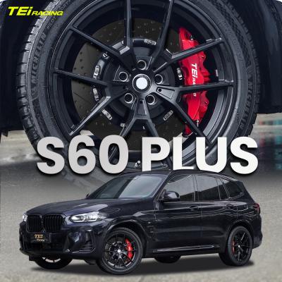 China TEI S60 Plus 6 Piston Brake Caliper 378mm/405mm/420mm Stainess Disc Front Modified Brake Kit for BMW E83 F25 G01 G45 2003-2025 for sale