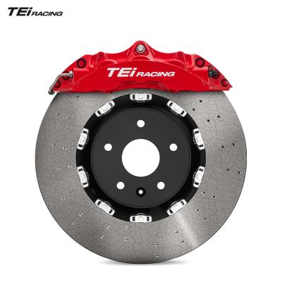China TEI P60NS Brake Caliper 6 Piston Carbon Ceramic Brake Rotor Modified Brake Kit for BMW E36 E46 F30 G20 E60 E82 E87 for sale