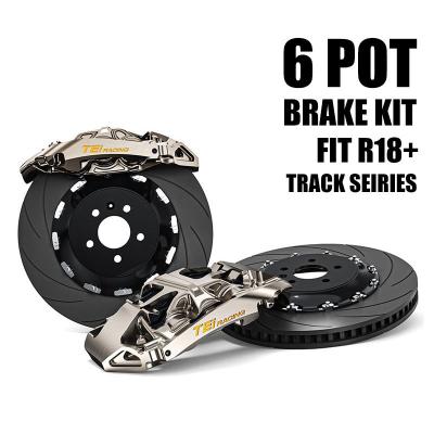 China TEI GT60-MONO Racing 6 Pot One-piece Forged Brake Caliper 18-inch Front Big Brake Kit for Nissan GTR R33 R34 R35 EBa for sale