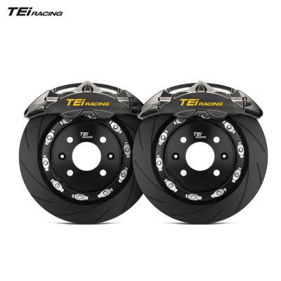 China TEI P42 Super Brake Caliper Kit 296x24mm Disc Rotor 4 Pot Big Brake Kit for MITSUBISHI LANCER 2000-2019 16Inch Wheel for sale