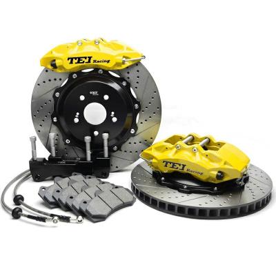 China Disc 355x28mm Brake Kit 6 Piston Caliper With 2 Piece Rotor Big Brake Kit For AUDI A4 Front (B7) 2006 -2008 for sale