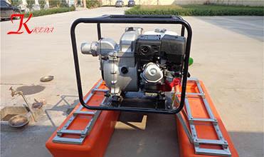 Detailed view of dredger components