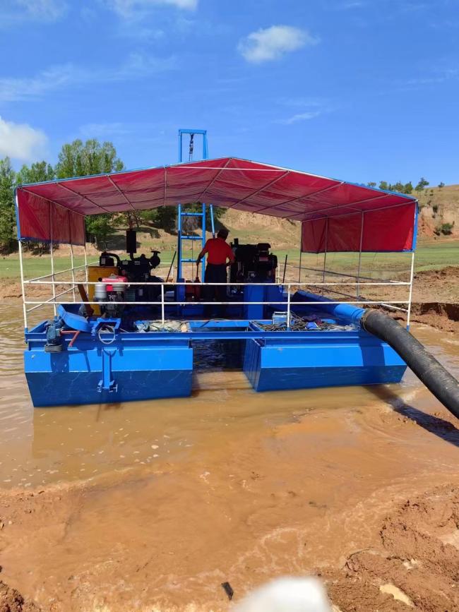 Keda Jet Suction Dredger in workshop assembly