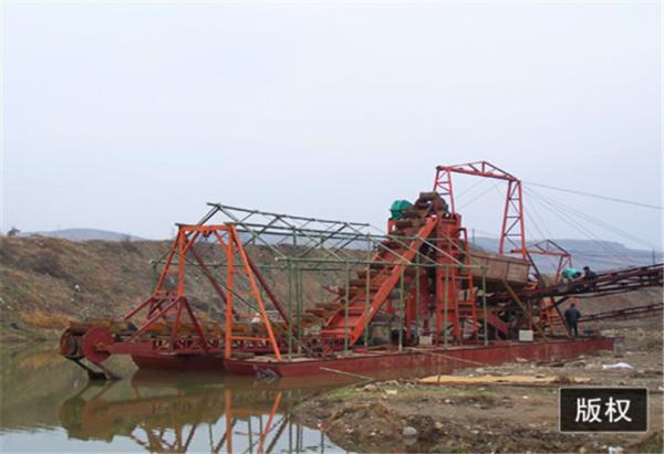 Quality 20 KG Capacity Bucket Chain Dredger Customizable Sand Dredging Machine for sale