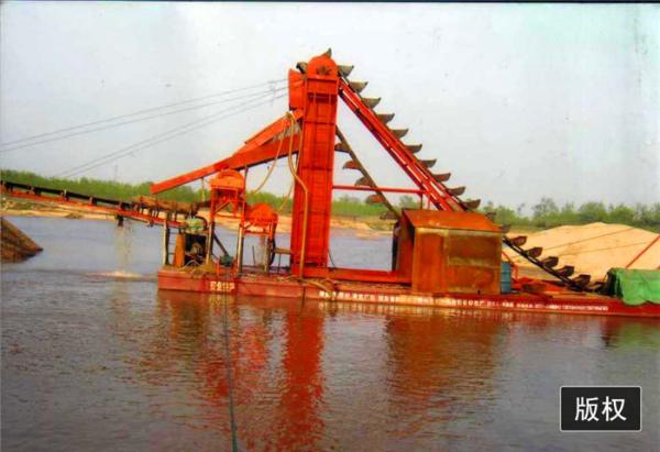 Quality 20 KG Capacity Bucket Chain Dredger Customizable Sand Dredging Machine for sale
