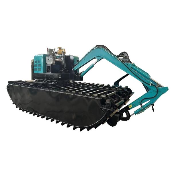 Quality River Dredging Diesel Amphibious Dredger 500m3/h Working Capacity for sale