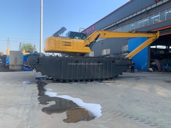 Quality River Dredging Amphibious Dredger Multifunctional 9*4*3.5 Dimension for sale