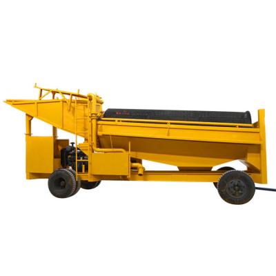 China 100Tph Mobile Gold Wash Plant with 8300*2400*4700 Dimension and 8000 KG Weight for Efficient Gold Mining for sale
