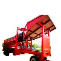 China Mobile Gold Trommel Wash Plant 50 Ton Alluvial Damp Machine 8000 KG High Work Efficiency for sale