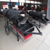 China Mobile Gold Trommel Wash Plant 50 Ton Alluvial Damp Machine 8000 KG High Work Efficiency for sale