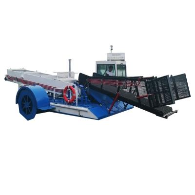 China 12t Load Capacity Automatic Amphibious Weed Harvester with Diesel Engine for sale