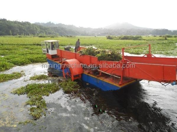 Quality Fully Automatic Aquatic Grass Harvester with Full Hydraulic Drive for High for sale