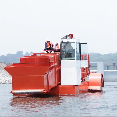 China Fully Automatic Aquatic Weed Harvester with Full Hydraulic Drive and Easy Dismantle for Transportation for sale