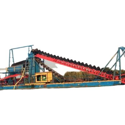 China Diesel Bucket Chain Dredger 6-14m Dredging Depth for Gold / Diamond Mining for sale