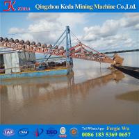 China 150 Tons per Hour Bucket Chain Dredger 10m Dredging Depth for Mining for sale