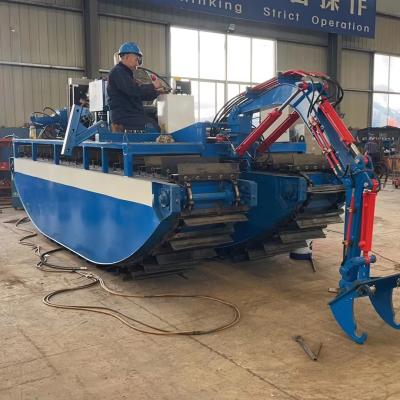 China Track Type Cutter Suction Amphibious Dredger for Port River Lake Sea for sale