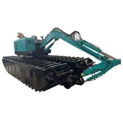China 15m Dredging Depth Amphibious Dredging Machine 130kw With 700m³/H Working Capacity for sale