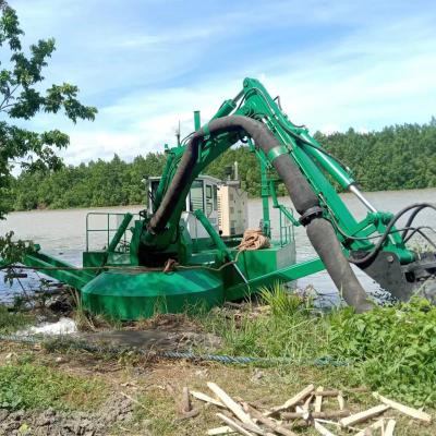 China Corrosion Resistant Amphibious Dredger for Port River Lake Sea Usage for sale