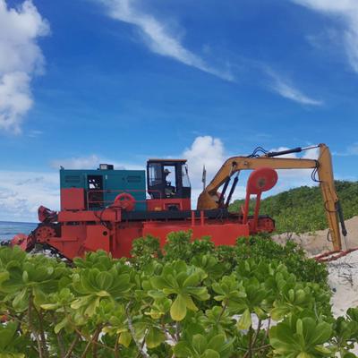 China 40 Inch Draught Amphibious Dredger with 194KW Cummins Engine for sale