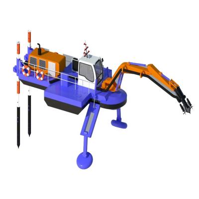 China Multifunctional Amphibious Dredger with Self Propulsion Corrosion Resistant Hull for sale