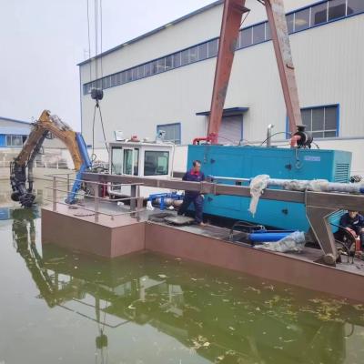 China High Efficiency Amphibious Dredger with Stable Work and One Person Operation for Dredging and Weeding for sale