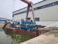 China KEDA Amphibious Dredger 11x3.3x3.1m Multifunction Cutter Suction Dredge with 1500m Discharge for sale