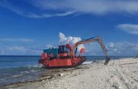 China Self Propulsion Amphibious Dredger KD-I 25% Slurry Density for River Dredging for sale