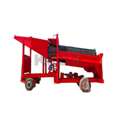 China Mobile Gold Trommel Wash Plant 50-300t/h Capacity for Energy Mining for sale