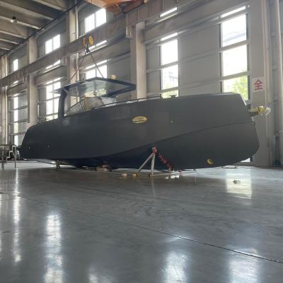 China Multifunctional Aluminum Alloy Boat 8.6m with 45kt Max Speed Deluxe Customization for sale