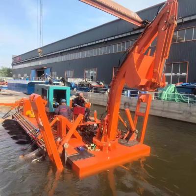 China KEDA 194KW Engine Power Amphibious Excavator 6.5m Dredging Depth for sale