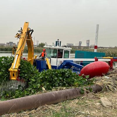 China KEDA 11*3.3*3.1m Dimension 20t Weight Self-Propulsion Amphibious Dredger Water Master Dredger for sale