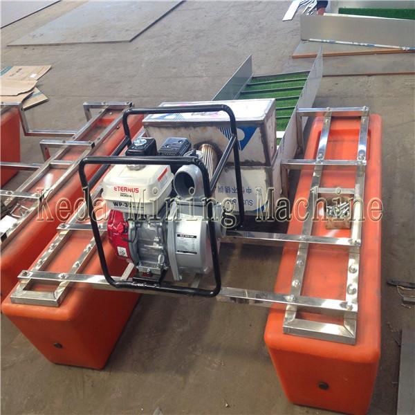 Quality 4 Inches Gold Mining Mini Dredger with 6m Dredging Depth for sale