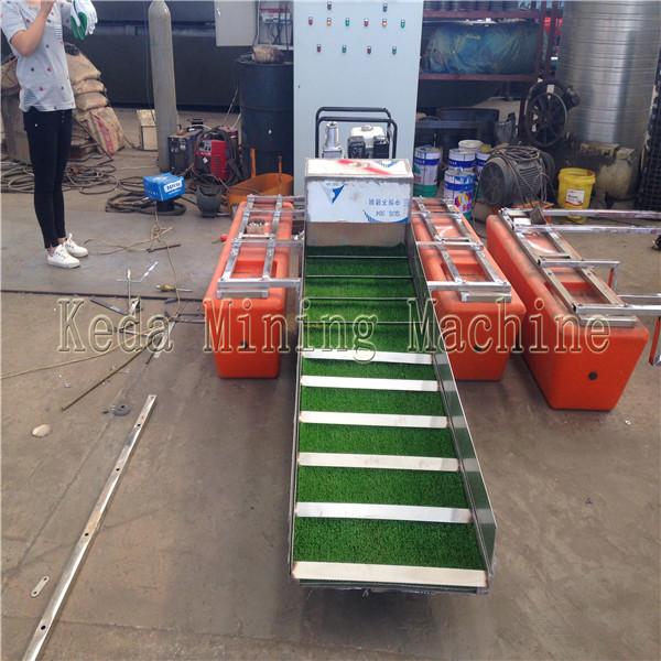 Quality 4 Inches Gold Mining Mini Dredger with 6m Dredging Depth for sale
