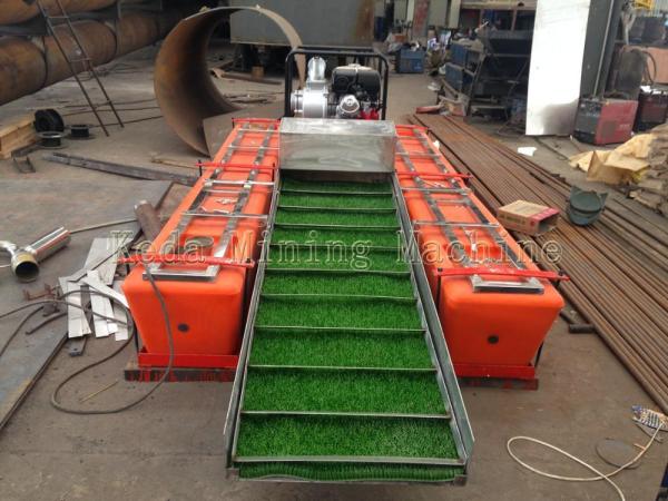 Quality 4 Inches Gold Mining Mini Dredger with 6m Dredging Depth for sale