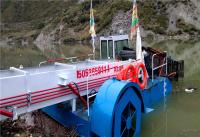 China KEDA Mini Automatic Aquatic Weed Harvester 3000m²/h Garbage Loading CE Certified for sale