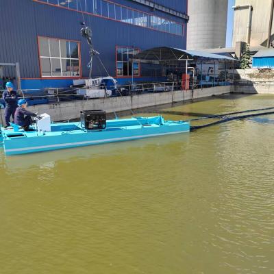 China 75kw Power Aquatic Weed Harvester with 2.6m Harvesting Width and 3km/h Working Speed for Floating Garbage Collection for sale