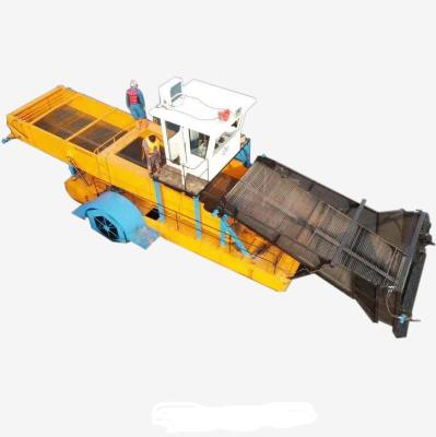 China KEDA Mini Aquatic Weed Harvester with 150 mm Working Width 12t Load Capacity and 3000m2/h Garbage Loading for sale