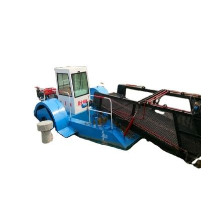 China Mini Aquatic Weed Harvester 12t Load Capacity for Water Hyacinth Application for sale