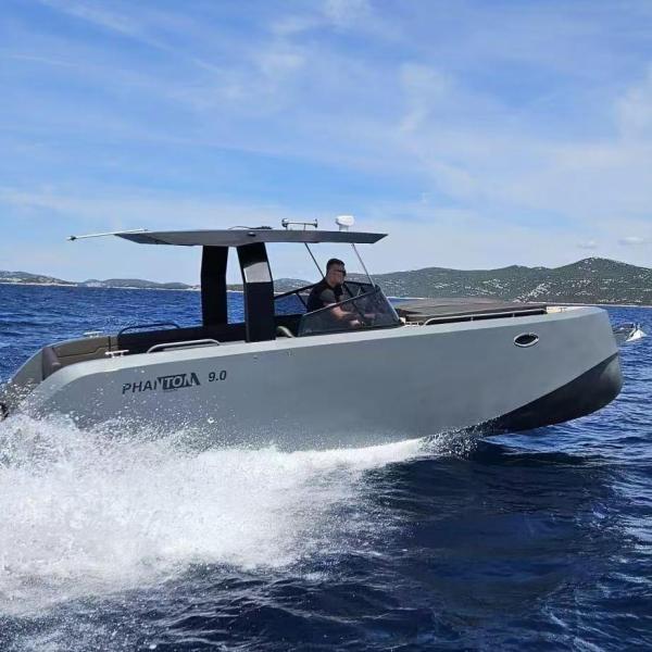 Quality Recreational Aluminum Pleasure Boat Outboard Engine Type Corrosion Resistant for sale