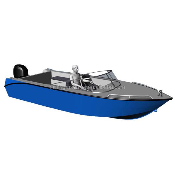 Quality Inboard Engine Aluminum Patrol Boat Custom 5.5 Meters Length for sale