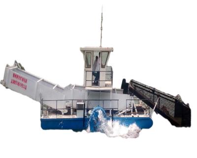 China Advanced Aquatic Weed Harvester and Weed Cutting Dredger with 37kw Output Power 180L Fuel Tank Capacity and 12v Electric System for sale