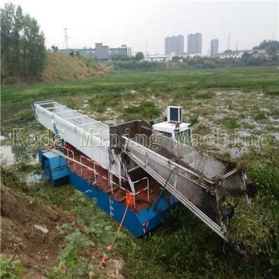 China KEDA Full-Automatic Aquatic Weed Harvester with Paddle Wheel Propulsion and Modular Design for Efficient Weed Removal for sale