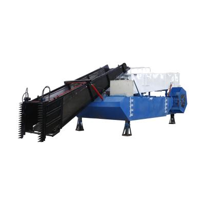 China Customized Multifunctional Aquatic Weed Harvester with Paddle Wheel Driven Type for River and Canal Cleaning for sale